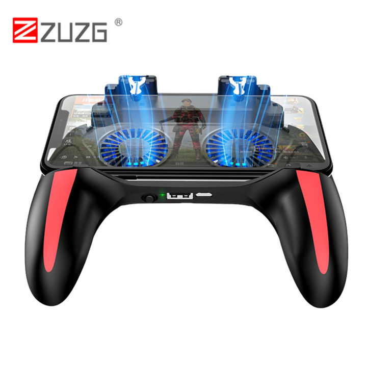 ZUZG Double Cooler Radiating Gamepad for PUBG Mobile Controller for ...