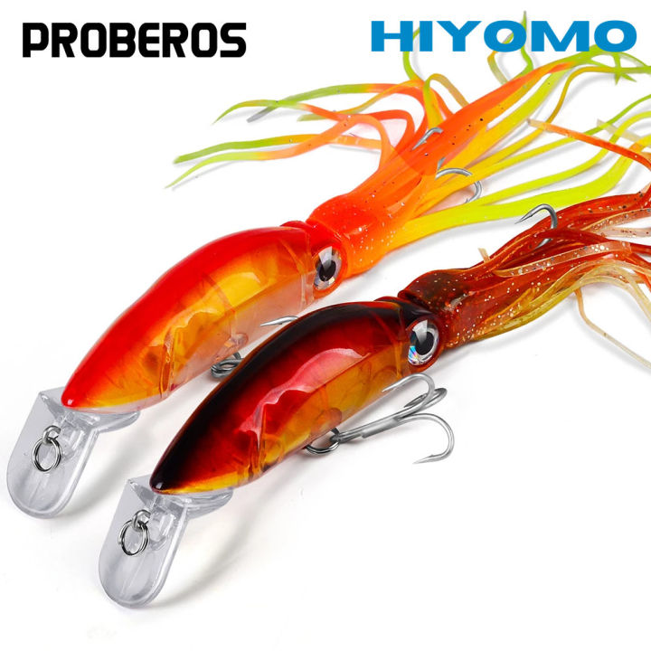 PROBEROS 1ชิ้น Topwater ปลาหมึกล่อตกปลา18เซนติเมตร19กรัมฮาร์ดปลาหมึก ...