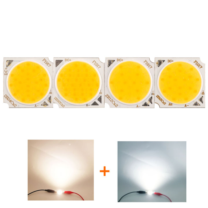 Ra 90 COB 19*19mm LED Chip 12W 18W 24W 30W Bicolor 36V 54V 72V 90V Warm ...