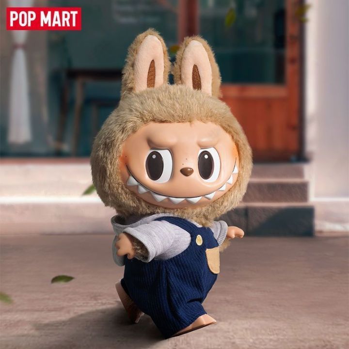 Popmart LABUBU ตุ๊กตาฟิกเกอร์ไวนิล รูปการ์ตูน Time to chill | Lazada.co.th