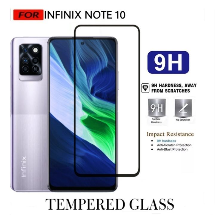 TEMPERED GLASS FULL INFINIX NOTE 10 / NOTE 10 PRO NFC / NOTE 11S / NOTE ...