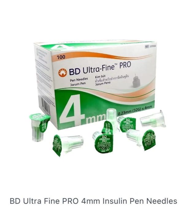 Insulin Pen Needle for diabetic 32G(4mm) (Re-packaged by 10s, 30s and ...