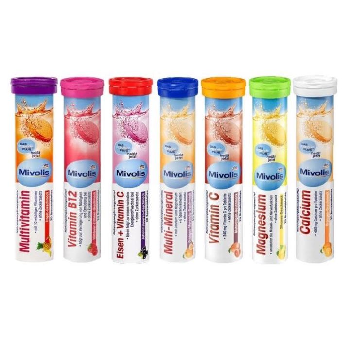 Exp.2024-2025 Mivolis วิตามินเม็ดฟู่เยอรมัน | Lazada.co.th