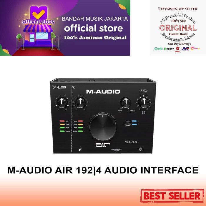 M-AUDIO AIR 192|4 USB AUDIO INTERFACE ,BMJ | Lazada Indonesia