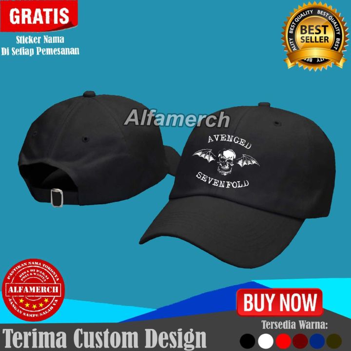 Topi Baseball A7X AVENGED SEVENFOLD Distro Keren Murah Cowok Laki Laki ...