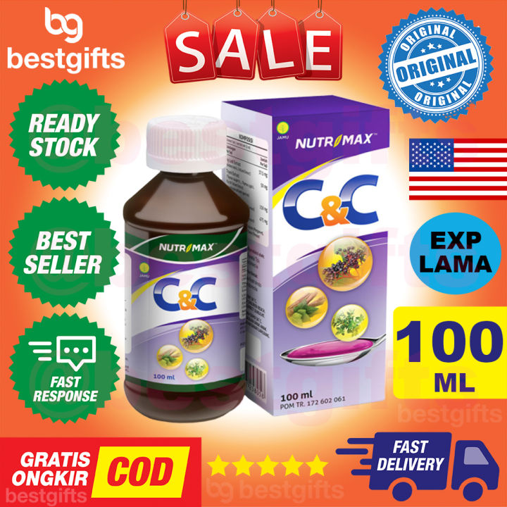 NUTRIMAX C&C SYRUP C & C SYRUP VITAMIN OBAT SIRUP BATUK PILEK FLU ...
