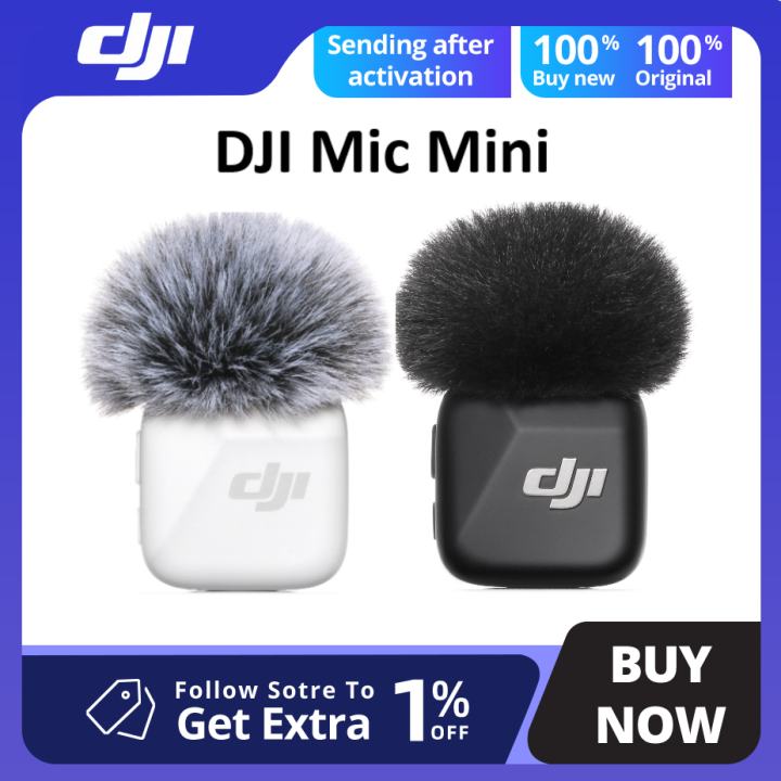 DJI Mic Mini Wireless Microphone with Intelligent Noise Cancelling High ...