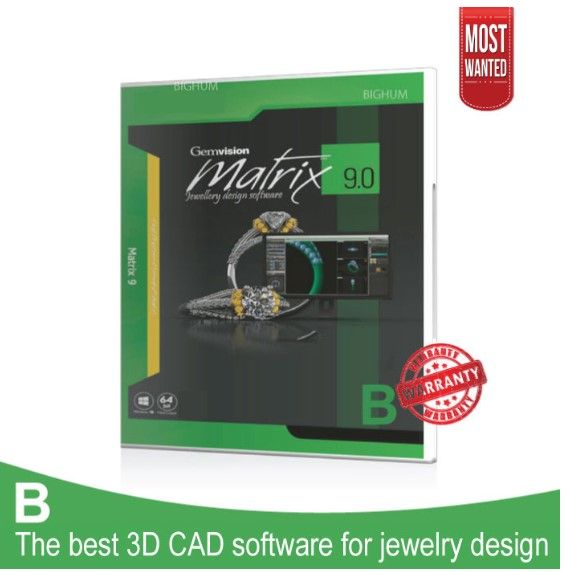 Matrix 9 โปรแกรม 3D CAD Jewelry Design Software | Lazada.co.th