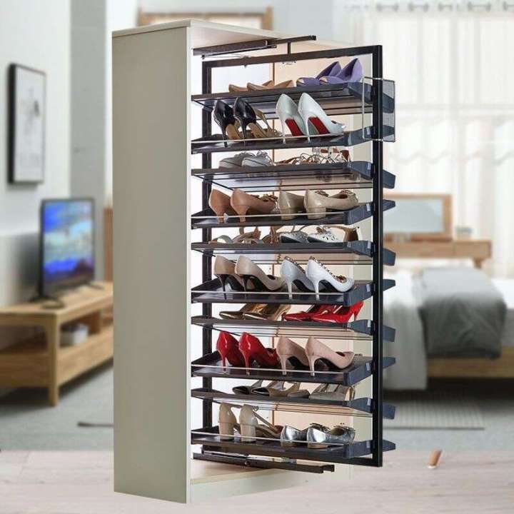 360Degree Rotating Shoe Rack Multi-Functional Household Creative ...