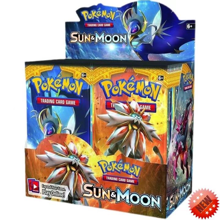 360 pcs Pokemon Trading Cards Game Pack Box Pogs SunMoon Battle ...