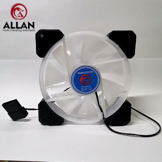 Allan 120mm RGB Fan LED RGB Round Computer Case Cooling Fan Radiator ...