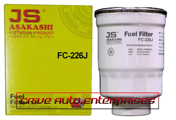GENUINE JS Asakashi FC-226J Fuel Filter (FC226J, Vic FC-226, FC226 ...