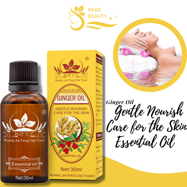 Huang Jia Fang Cao Yuan Ginger Essential Oil Gentle Nourish Care For ...