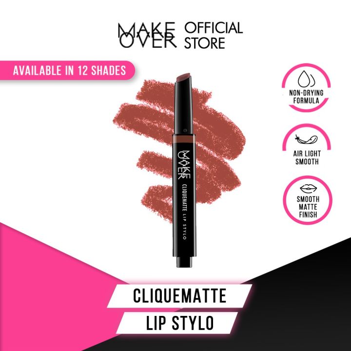 MAKE OVER Cliquematte Lip Stylo 2gr - Lipstick Matte | Lazada Indonesia
