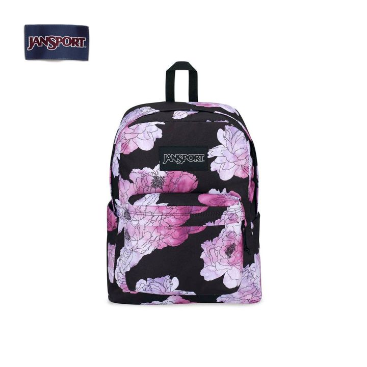 Jansport Superbreak Plus Backpack Floral Outlines Women 26L | Lazada PH