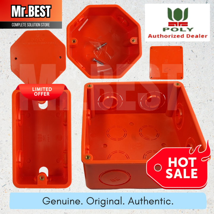 Poly PVC Utility Box, Junction Box, Square Box & Junction Box Cover ...