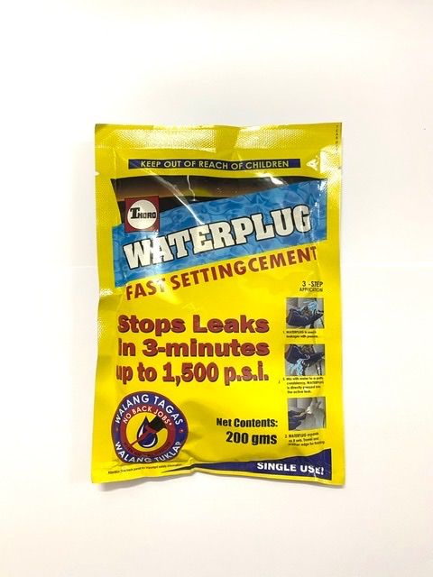 WaterPlug Fast Setting Cement 200 gms | Lazada PH