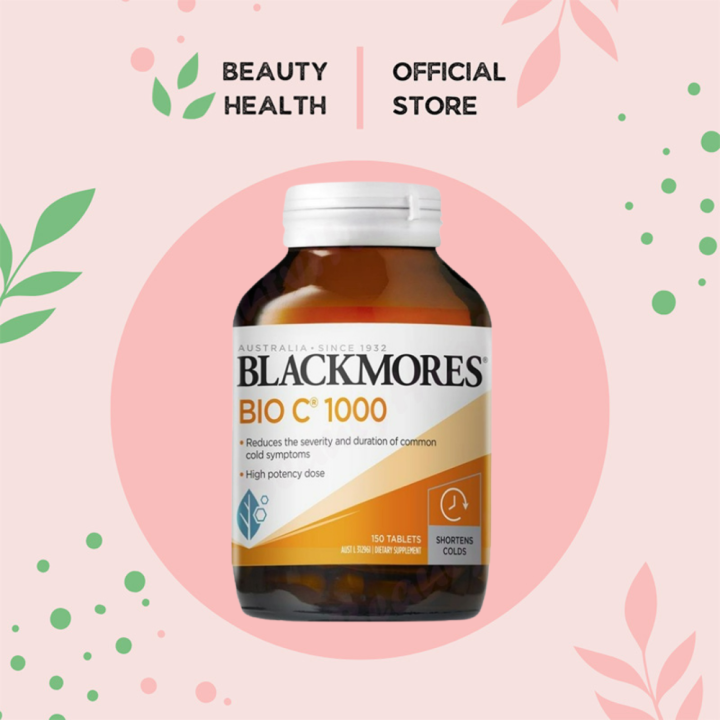 Blackmores Bio C 1000mg Vitamin C Cold Relief 150/180 Tablets ...