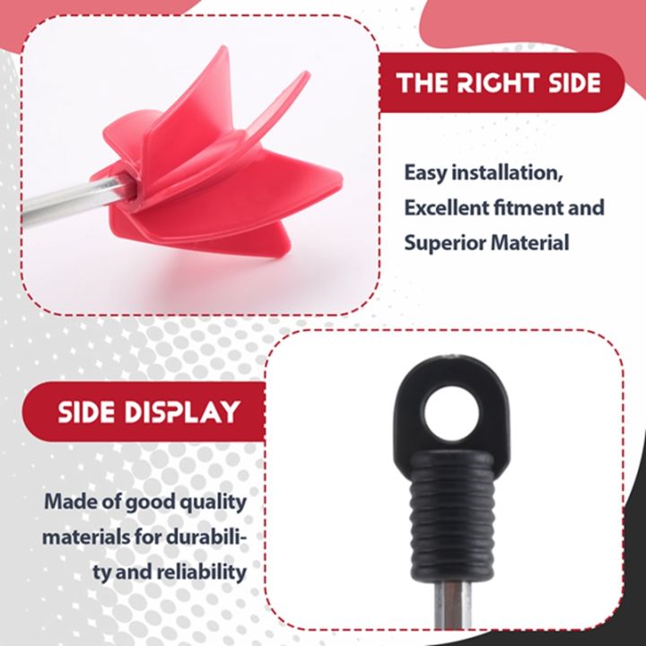 (BIGY) 1Set Red Cement Mixer Epoxy Mixer for Drill-5 Gallon Paint and ...