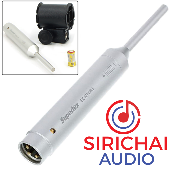 ไมค์RTA วัดค่าเสียง Superlux รุ่น ECM888B MEASUREMENT MICROPHONE ...