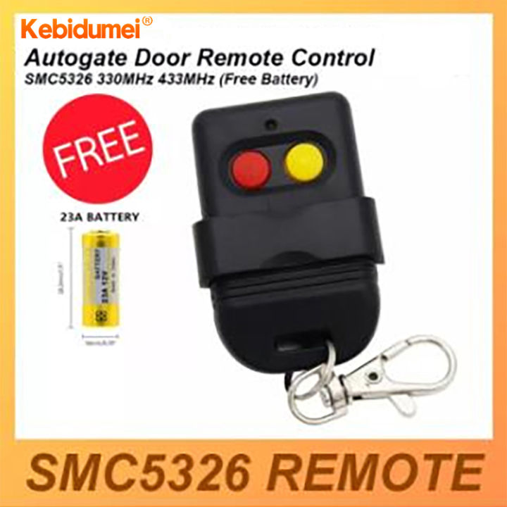 Kebidumei 330MHz 433Mhz Auto Gate Wireless Remote SMC5326 Learning type ... Kebidumei 330MHz 433Mhz Auto Gate Wireless Remote SMC5326 Learning type ...
