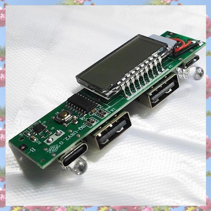 Mobile Power Board LED Dual USB 5V 2.4A Circuit Board Micro/Type-C USB ...