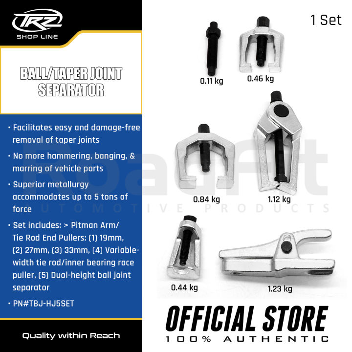 Trenz TRZ Heavy Duty Ball/Taper Joint Separator, 5-Piece Set, TBJ ...