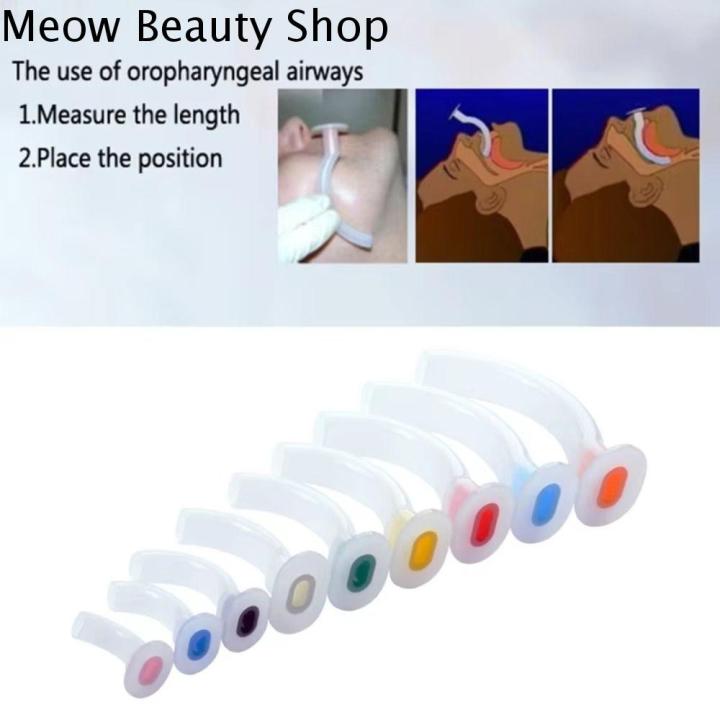 MEOW Oropharyngeal Airway Disposable Airway Tube Oral Air Way Color ...