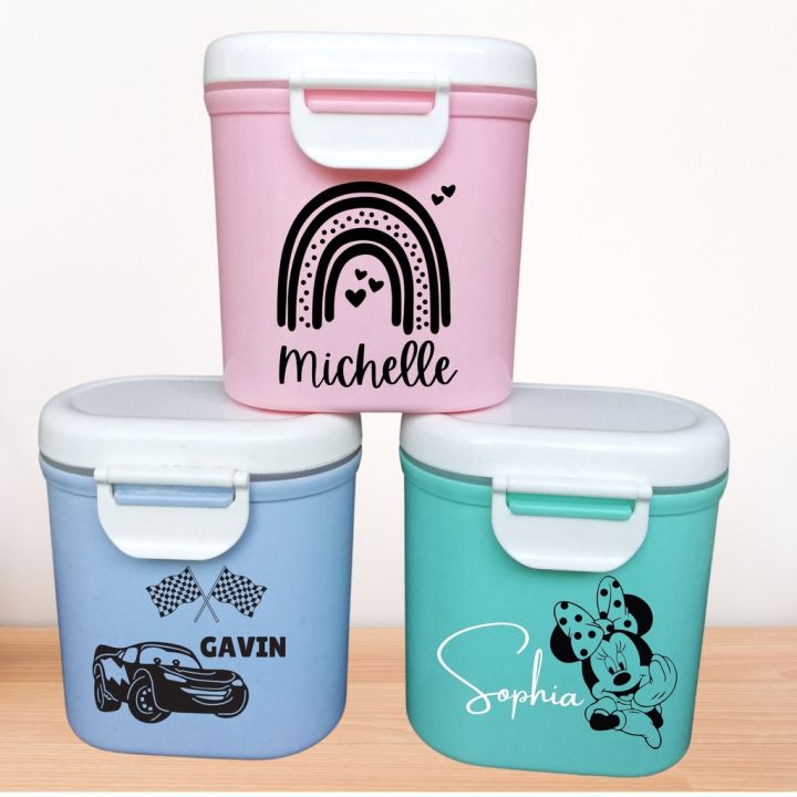 Customize Large Baby Milk container Box With Spoon BPA Free Portable ...