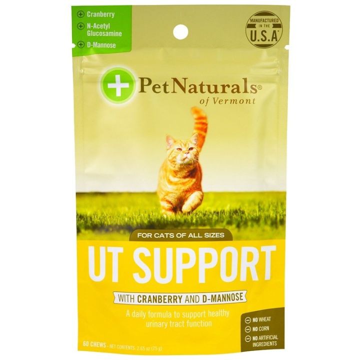 UT Support with Cranberry and D-Mannose, For Cats, 60 Chews, 2.65 oz ...