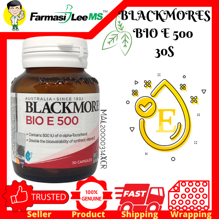Blackmores Bio E 500IU 30 Capsules (Exp 11/2025) | Lazada