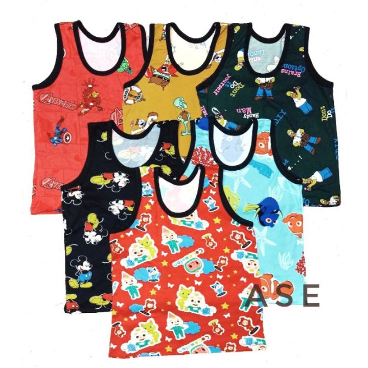 KIDS SANDO FOR BOYS 1-8YO pambahay | Lazada PH