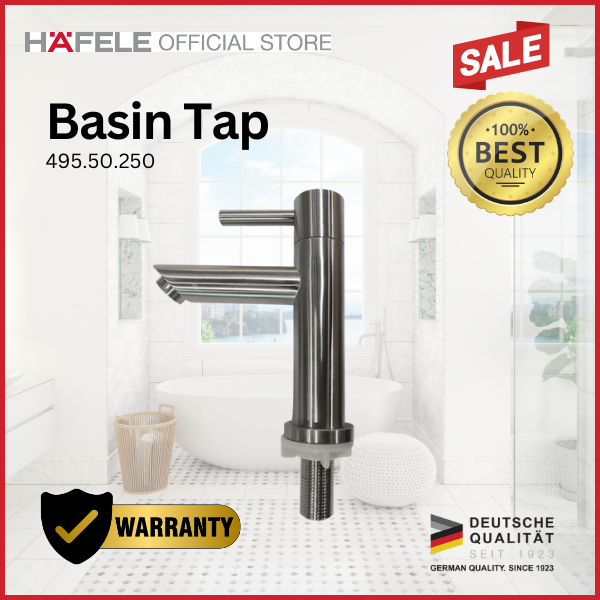 Hafele Basin Cold Tap Stainless Steel | Lazada PH