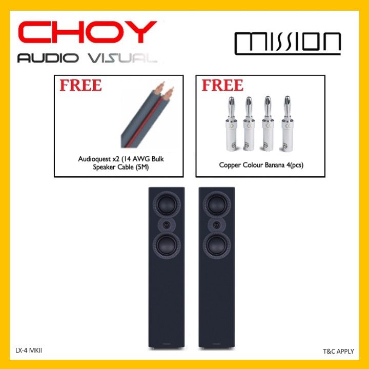 Mission LX-4 MKII Floorstanding Speaker | Lazada