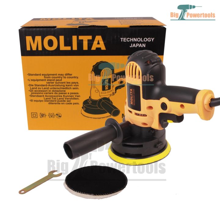Molita เครื่องขัดสีรถยนต์ ขนาด 5 นิ้ว ขัดสี/ขัดเงารถยนต์/ขัดกระดาษทราย ...