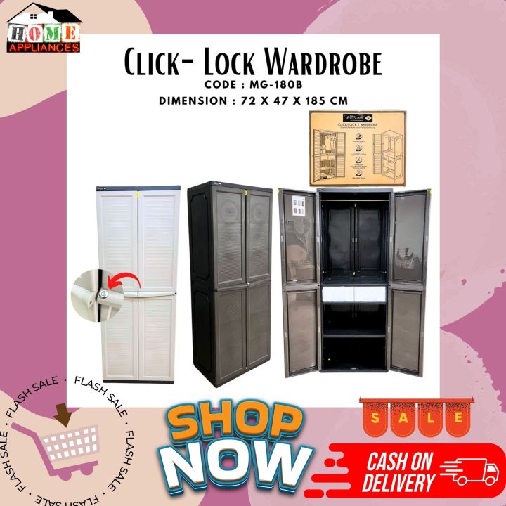 [ON HAND] [NEW ITEM] MG-180B CLICK LOCK WARDROBE/ CABINET/ DRAWER ...