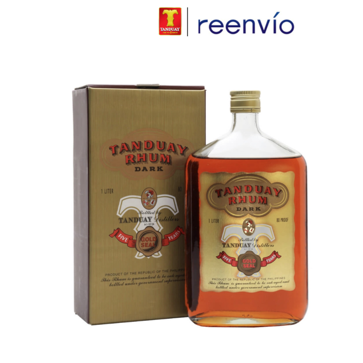 Tanduay Rhum Dark 1L with Gift Box | Lazada PH