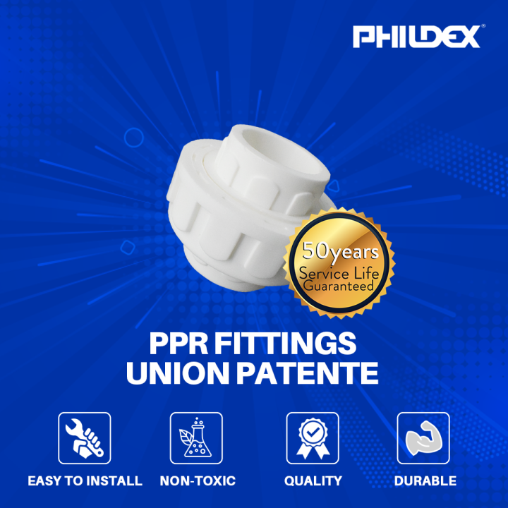 PHILDEX PPR Fittings - Union Patente | Lazada PH