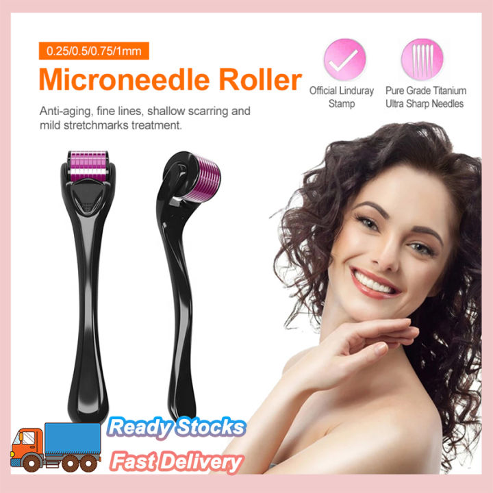 540 Derma Roller Skin Microneedle Titanium Micro Needle Needling Facial ...