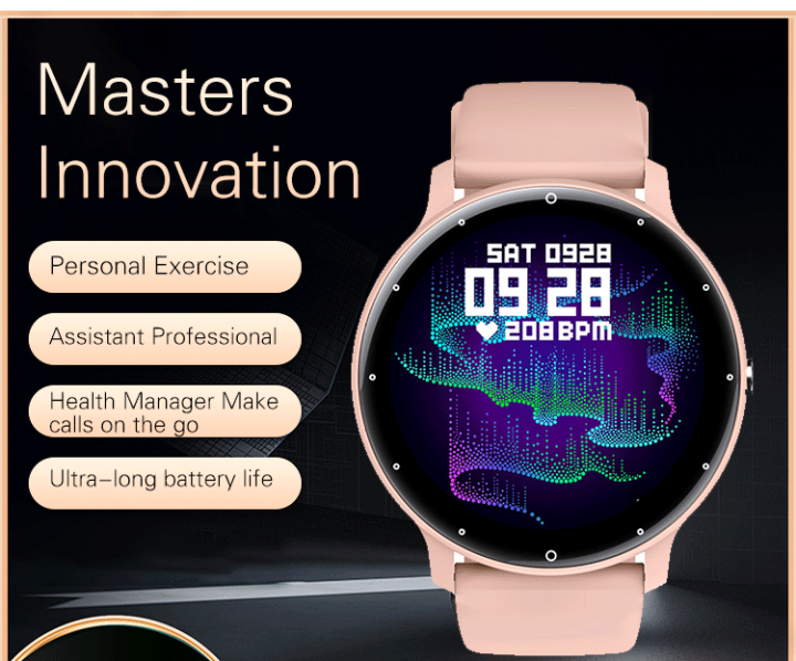 Smartwatch Touch Watch Ring Bluetooth Talk Health Monitoring Smartwatch ...