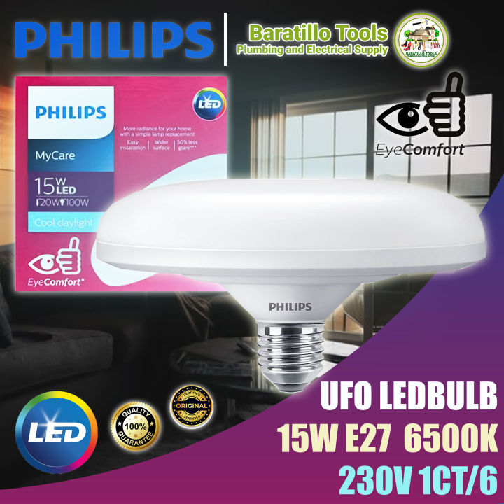 Original Philips UFO E27 LED Bulb 15W to 24W Cool Daylight | Lazada PH