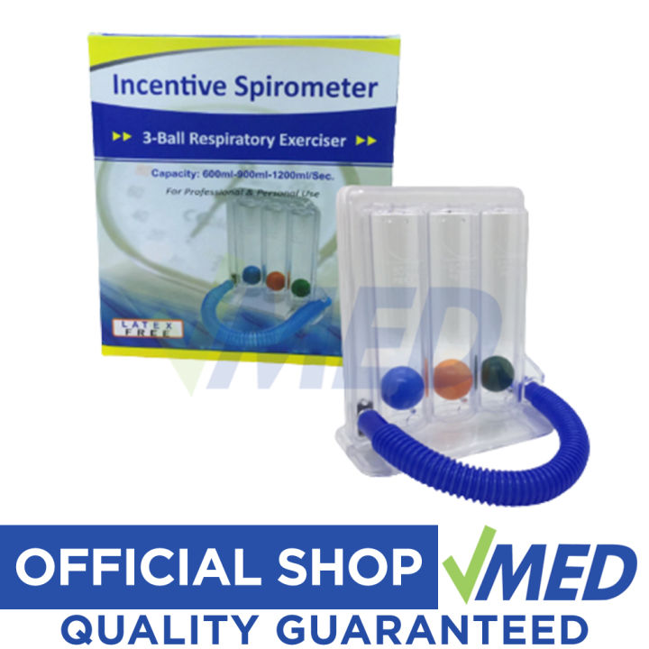 VMED Respiratory Breather Exerciser 3-Ball Spirometer | Lazada PH