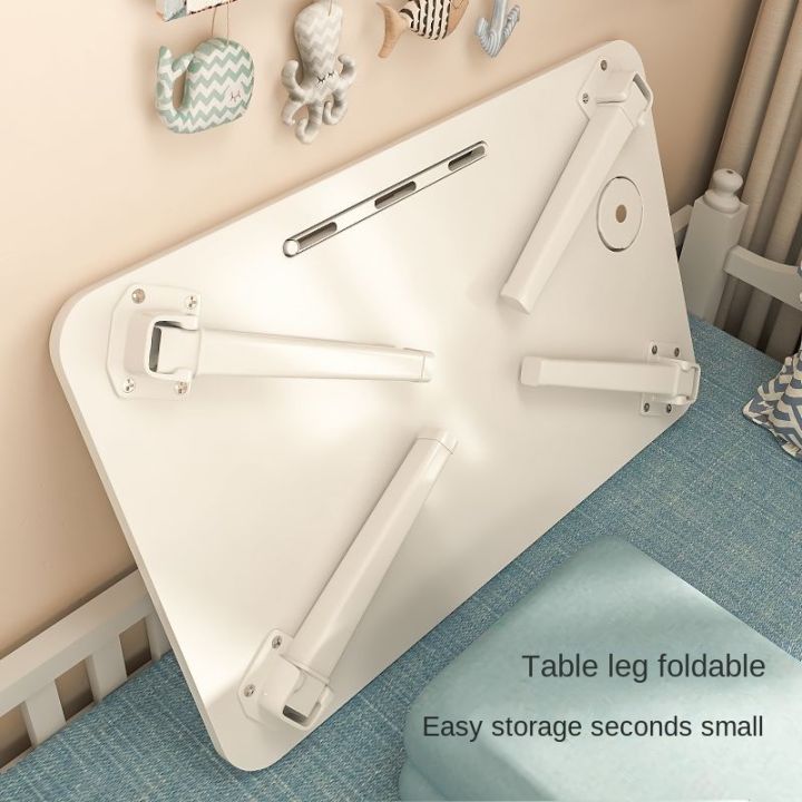 17df Heightened Bed Desk Small Table Bay Window Foldable Bedroom Sitting Floor Dormitory ...