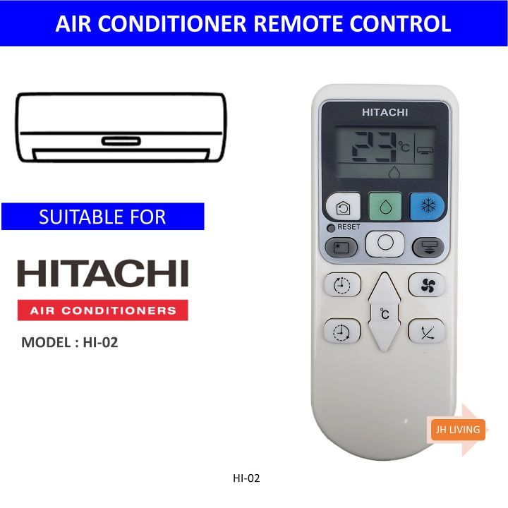 Replacement For Hitachi Air Cond Aircond Air Conditioner Remote Control ...