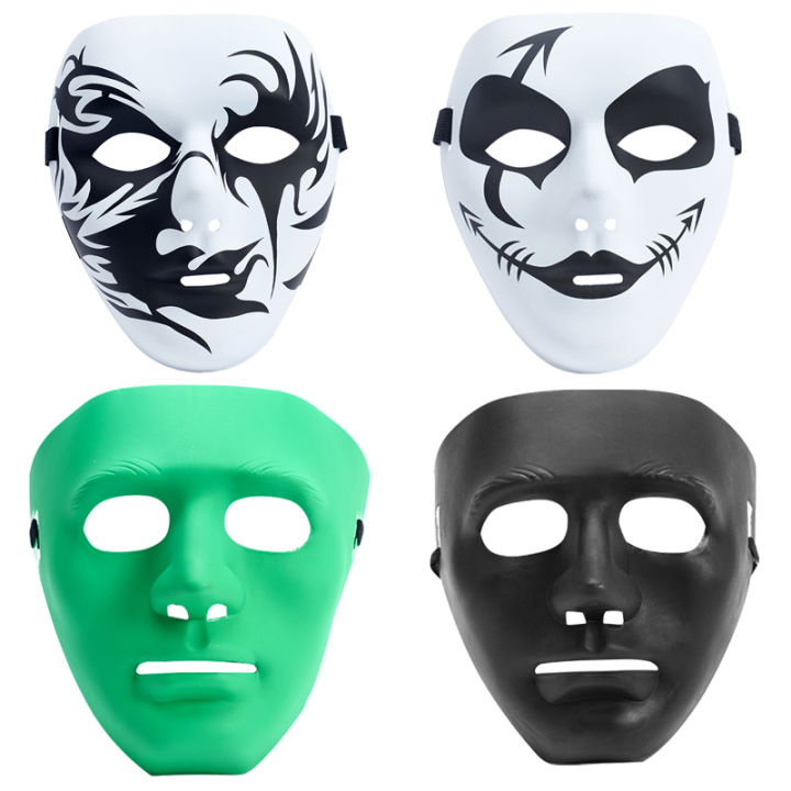 Halloween JabbaWockeeZ masked dancers dance together to perform modern ...