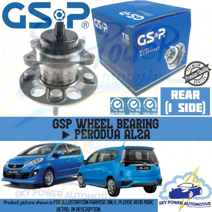 PERODUA ALZA GSP WHEEL BEARING (REAR) | Lazada