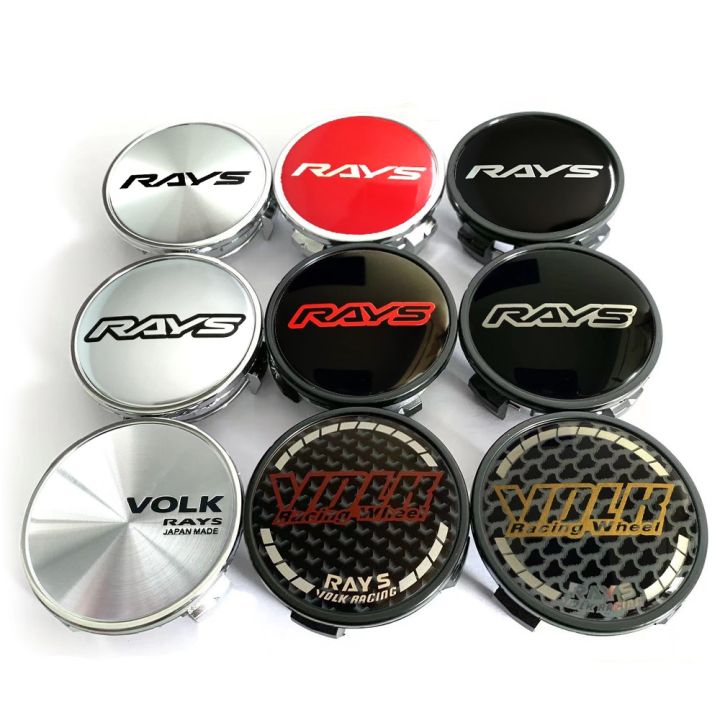 🔥🔥🔥Spot goods 4PC 62mm RAYS VOLK RACING Car Modified Wheel Center Cover ...