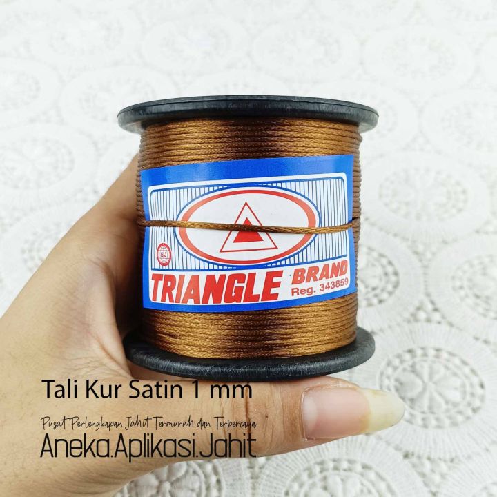 5 METER TALI KUR SATIN 1 MM / KOR RRT / TALI KANCING | Lazada Indonesia