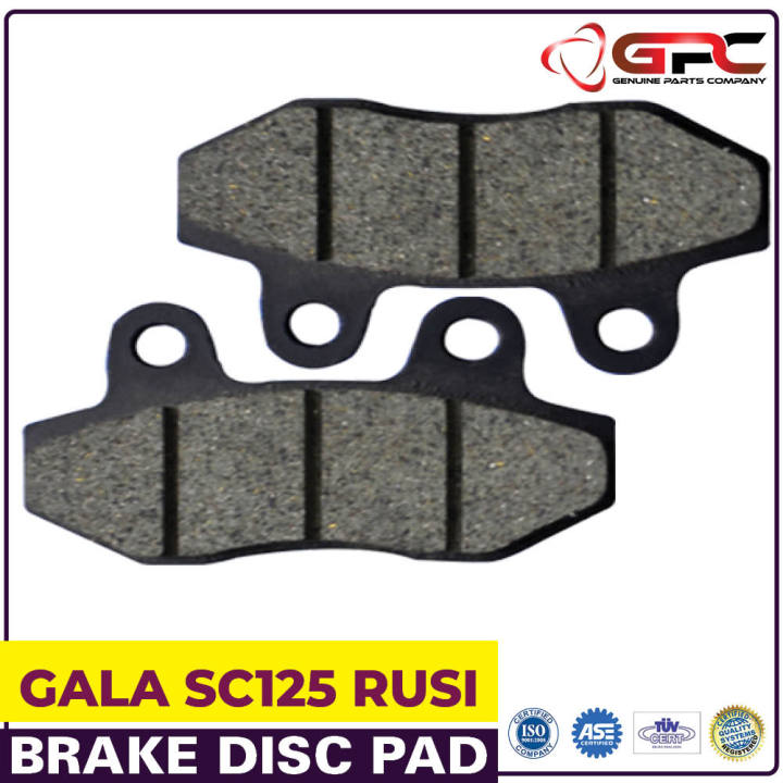 GPC Rusi Gala Sc125 Front Brake Disc Pad Set | Lazada PH
