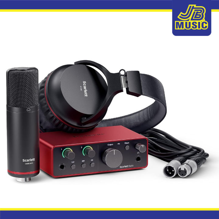 Focusrite - Scarlett Solo Studio 4th Gen Solo Studio Bundle ...